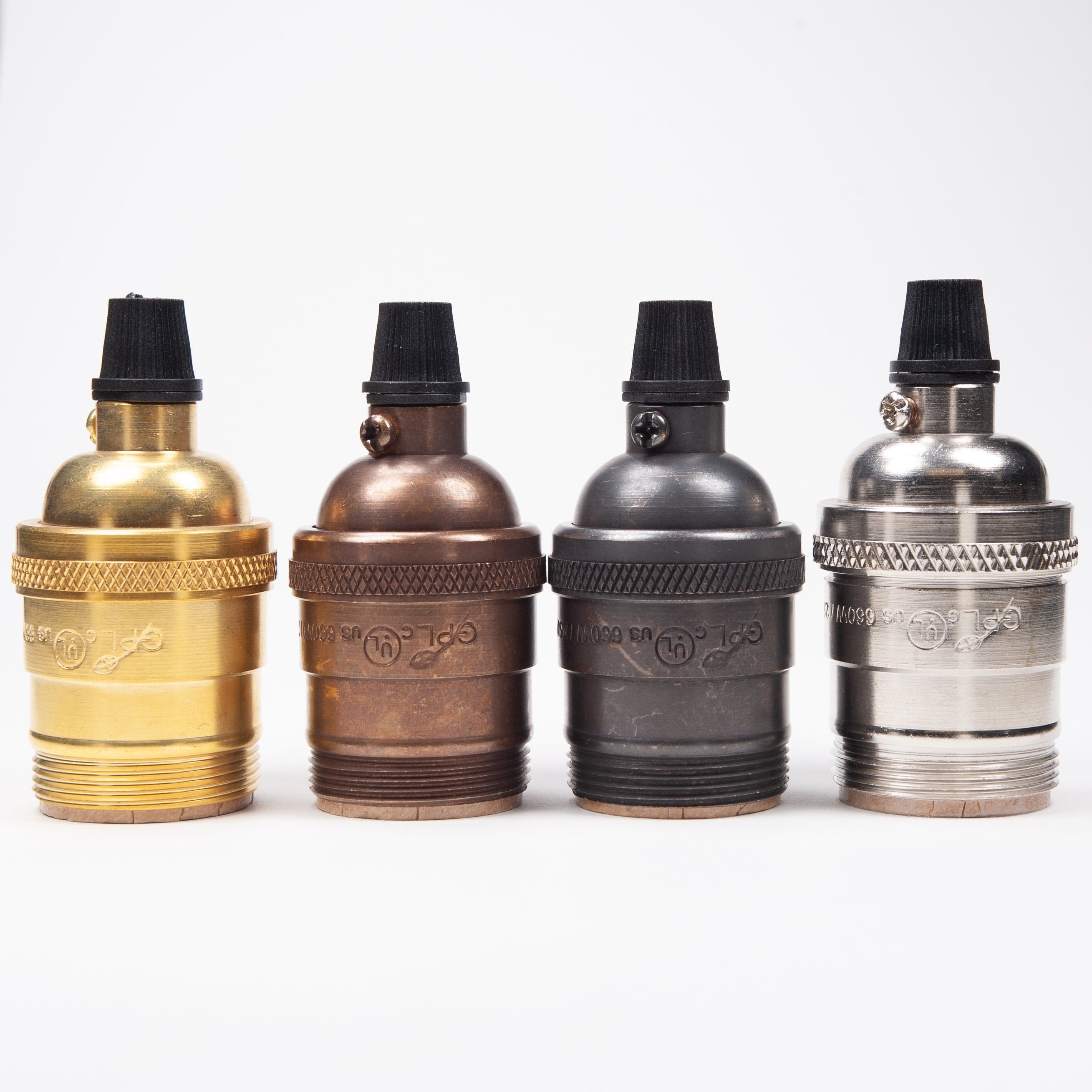 E26 UL Plain Skirt Lampholder with grip (USA ONLY) - All Colours ...