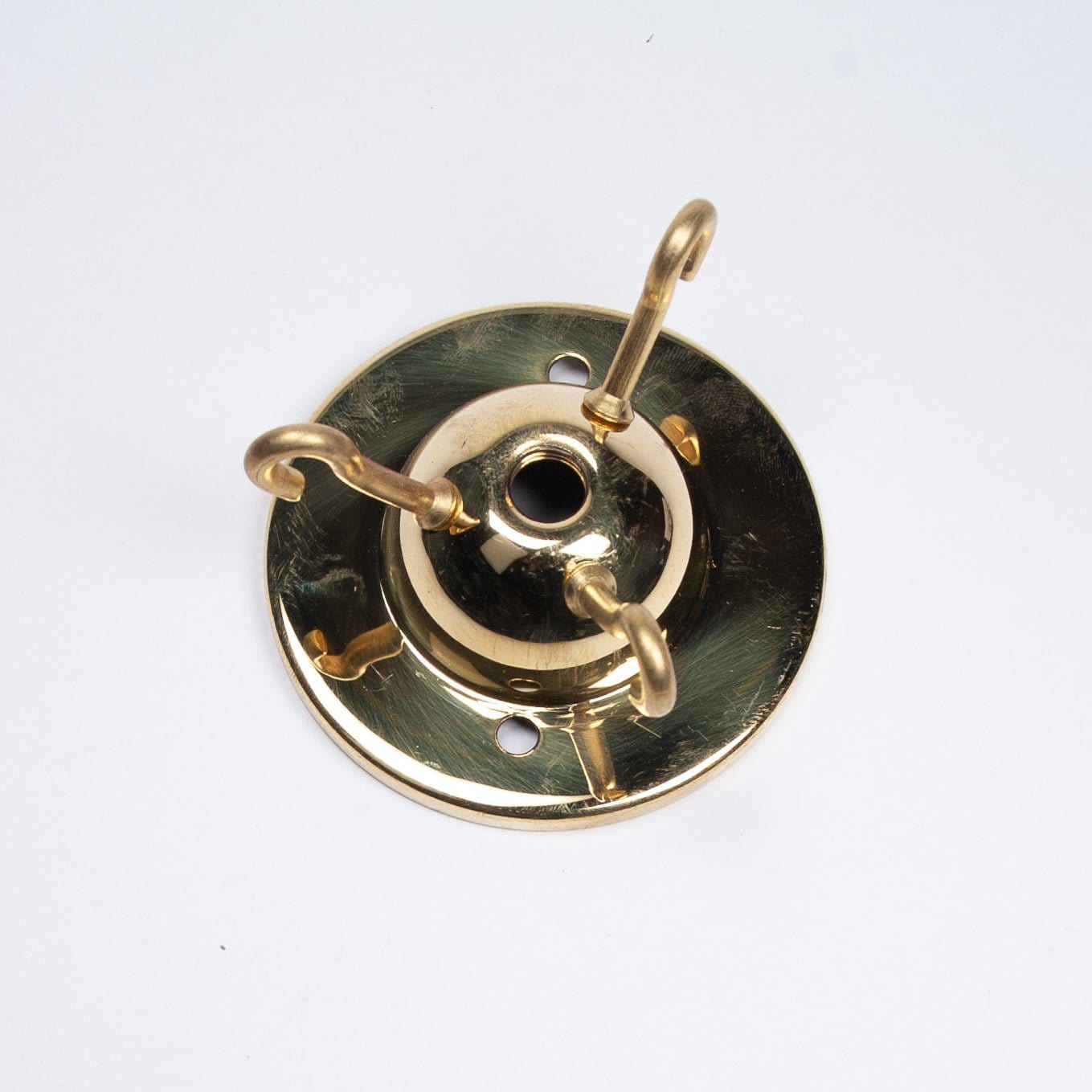 Three Hook Ceiling Hook Plate - All Finishes – Lightspares