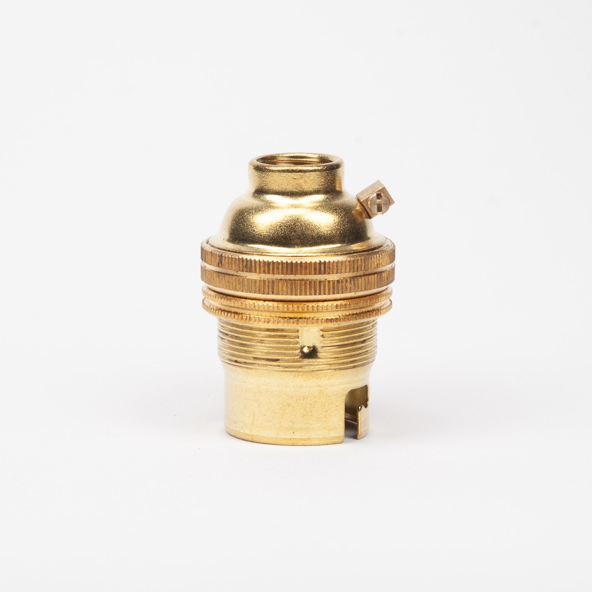 Bayonet Brass Period Lampholder 1/2" Threaded - Lightspares